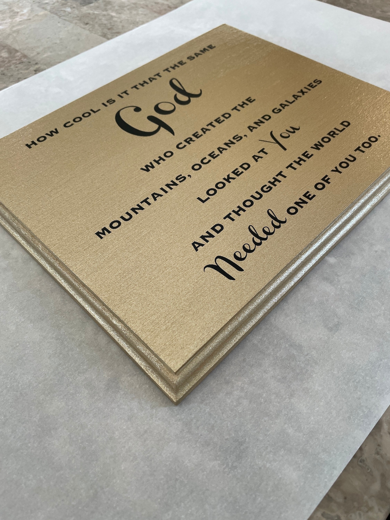 God Created You Plaque God Created You Sign an Inspirational - Etsy