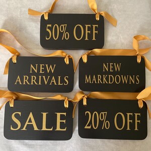 Select 3 to 12 Signs - Personalized Business Retail Display Signage ...