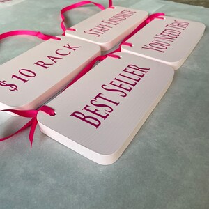 Select 3 to 12 Signs - Personalized Business Retail Display Signage ...