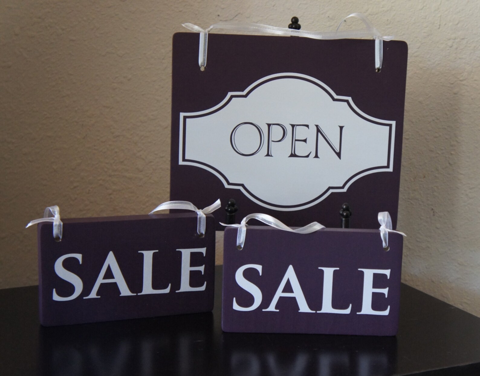 Retail Business Sign Set Open Closed Double Side Sign With 2 | Etsy