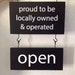 Personalized Business Signage With Hooks, Top One Sided Proud to Be ...