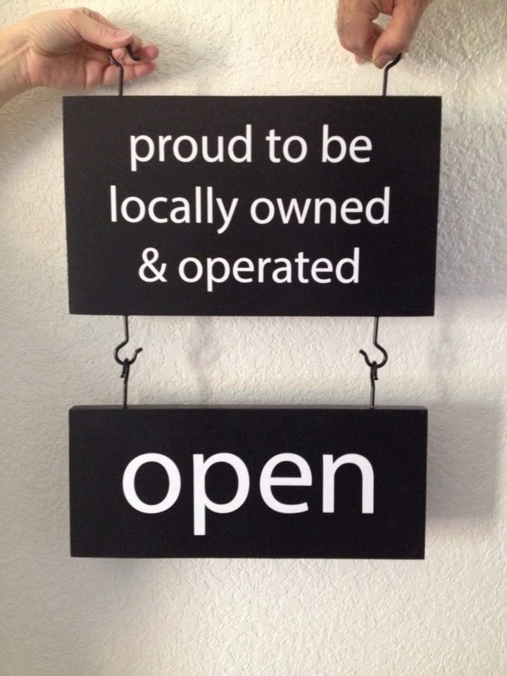Personalized Business Signage With Hooks Top One Sided Proud - Etsy