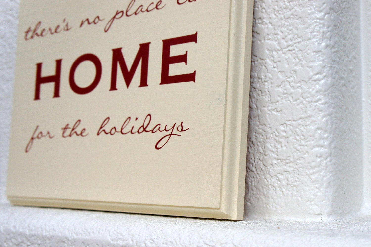 Ready to ship Holiday Sign Decoration there's no place | Etsy