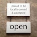 Personalized Business Signs With Hooks Attached Top One - Etsy