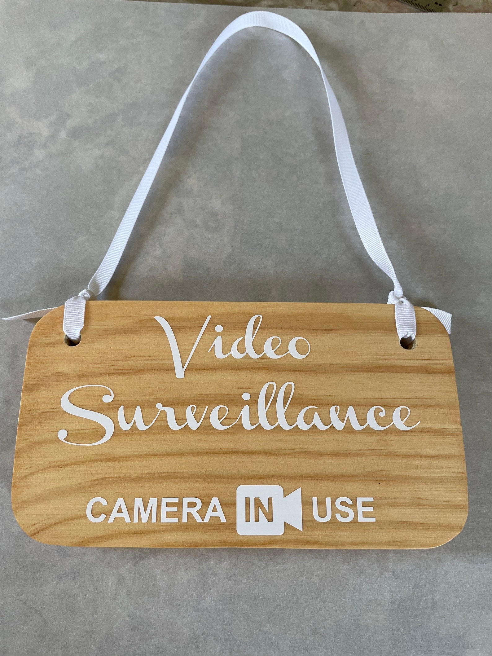 Video Surveillance Sign Camera in Use Sign Hanging Sign - Etsy