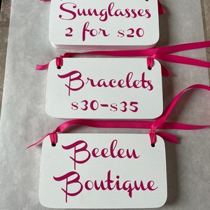 Custom Retail Signs and Signage | Lot of 3 | Boutique, Beach, General ...