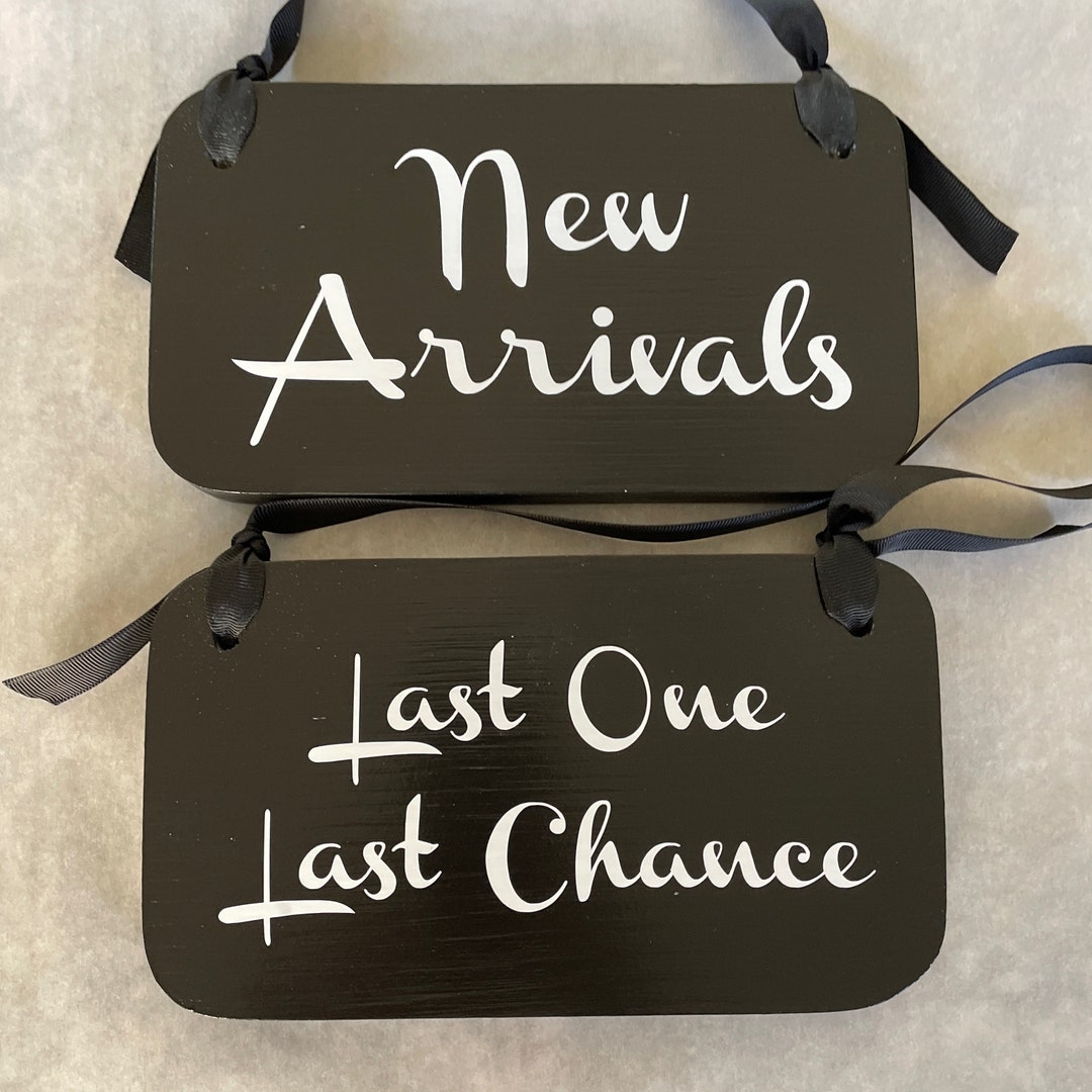 Personalize Your Own Custom Signs With Ribbon (set of 2) Solid Wood ...