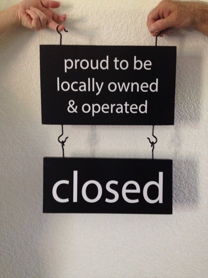 Personalized Business Signage With Hooks Top One Sided Proud - Etsy