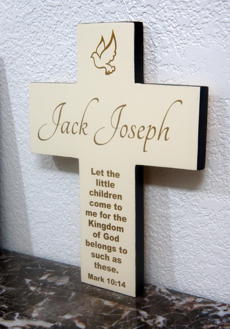 Custom Cross Personalized for Baptism First Communion | Etsy