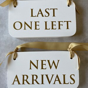 Hanging Retail Sale Custom Signage With Ribbons Personalized - Etsy