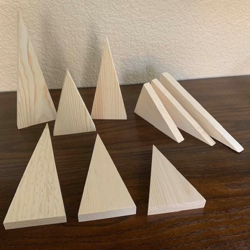 Triangle Cutout - Etsy