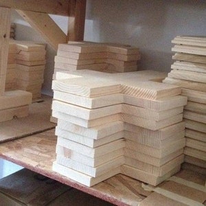 Wood Retail Signs With Ribbon for Hanging, Set If 3 Custom Personalized ...