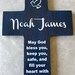 Custom Wood Wall Cross for Baptism Christening Dedication - Etsy