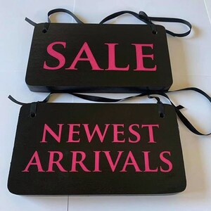 Craft Show Signs With Ribbons, Lot of 3 Retail Signs, Custom Words ...