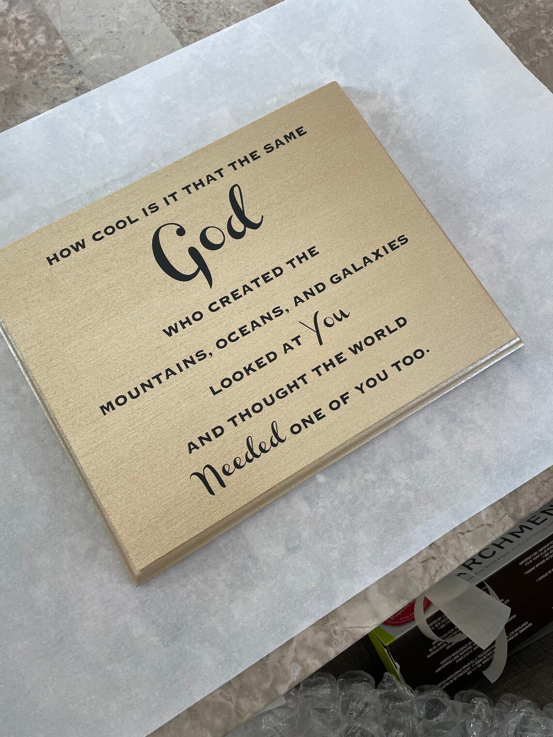 God Created You Plaque God Created You Sign an Inspirational - Etsy