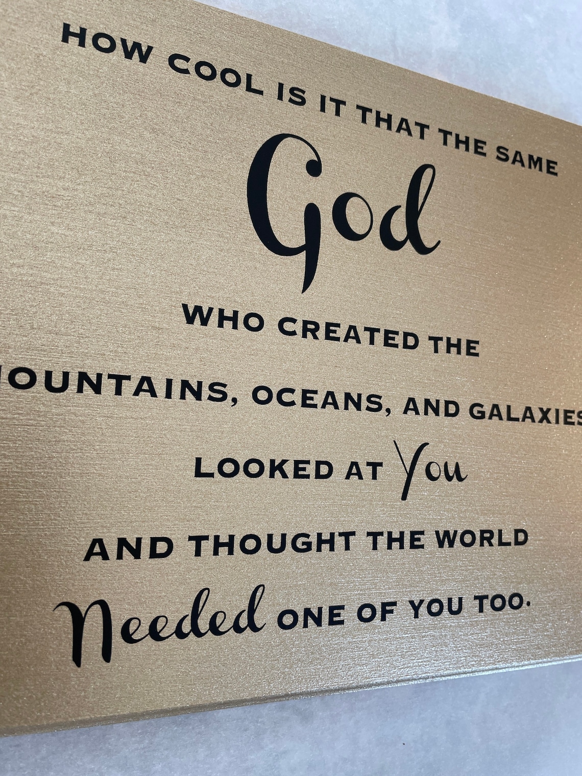 God Created You Plaque God Created You Sign an Inspirational - Etsy