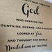 God Created You Plaque, God Created You Sign, an Inspirational Gift for ...
