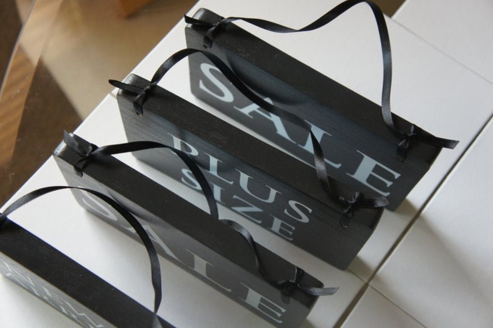 Craft Show Signs With Ribbons Lot of 3 Retail Signs Custom - Etsy