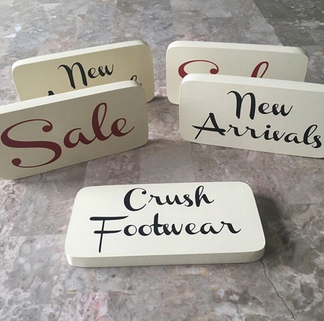 Design Your Own Personalized Wood Signs | Mini Signage for Business ...