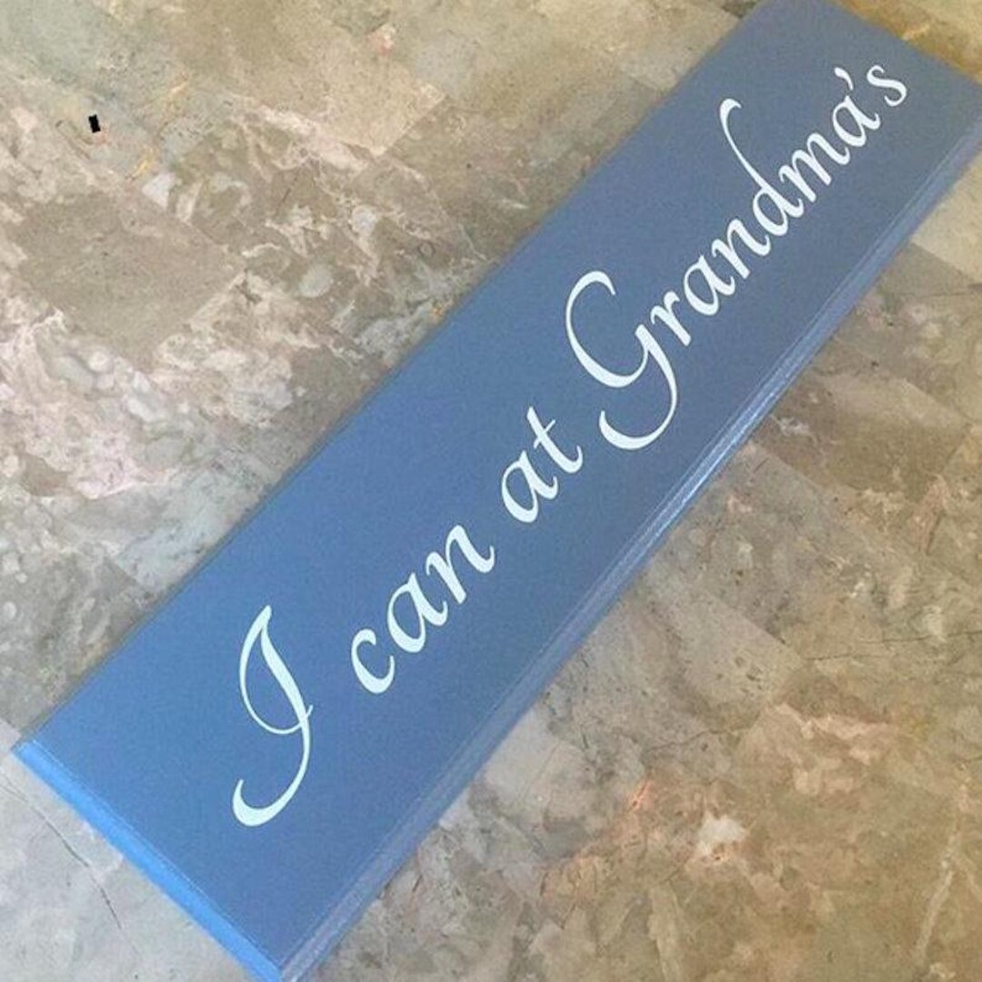 Personalized Grandma Sign: Custom Wood Plaque, Nana's House Decor - Etsy