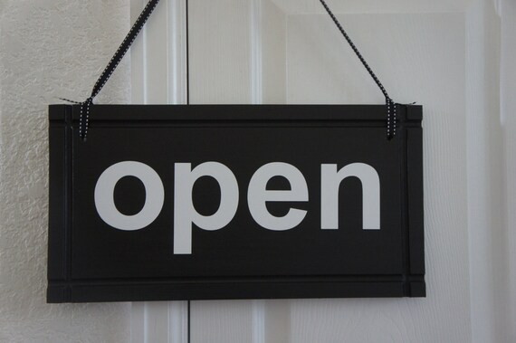 Hanging Sign In Store