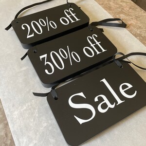Retail Signs With Ribbons Lot of 3 Sale Signs or Custom Your - Etsy