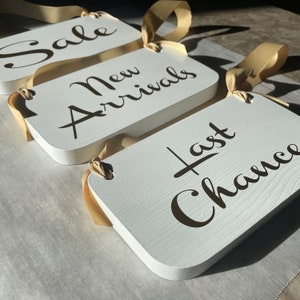 Custom Wood Retail Shop Signs and Display Signage 10% Off, Sale, New ...