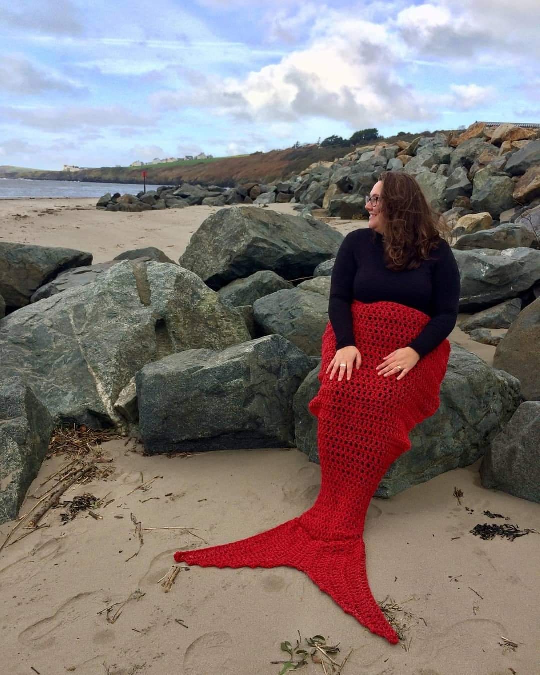 Adults & Children's Mermaid Tail Blanket/ Birthday Party Favours ...