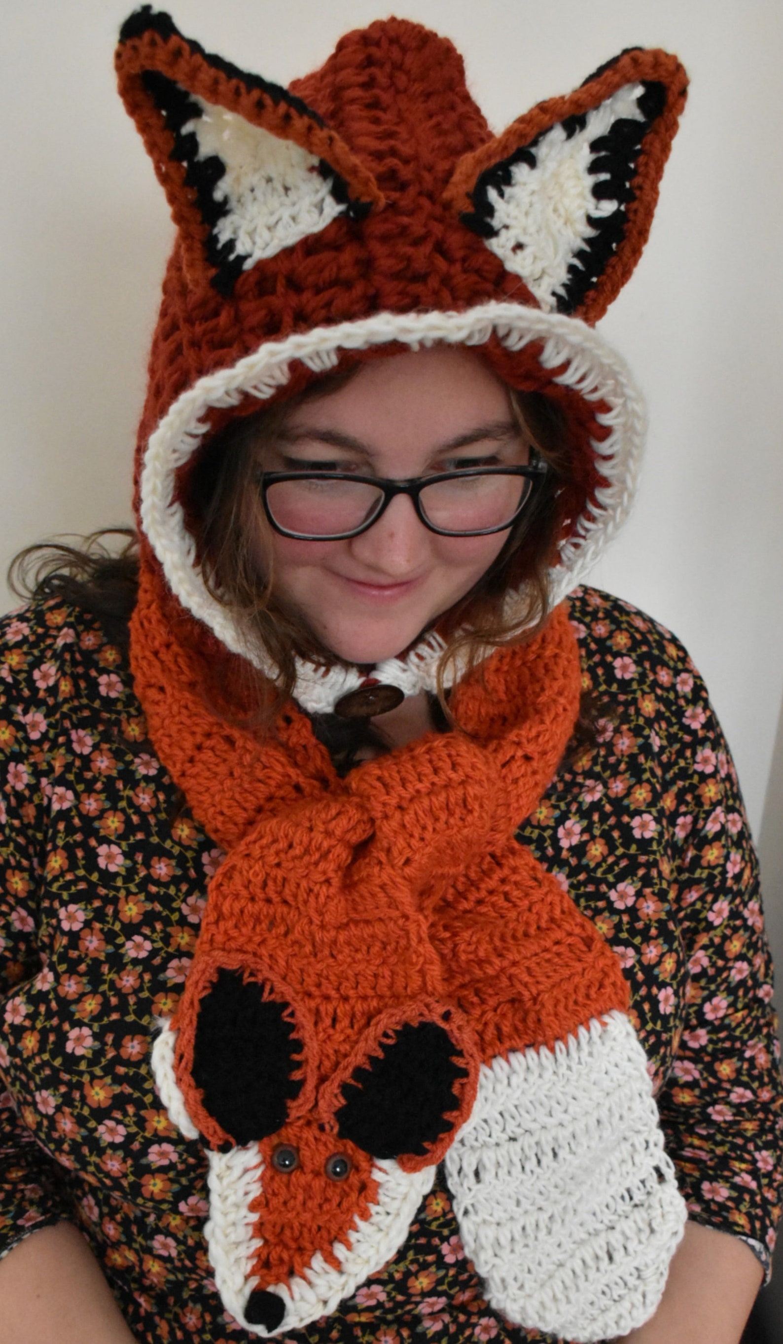 Fox Hood/ Hat/ Adults/gift Birthday /christmas/winter Hat/ - Etsy