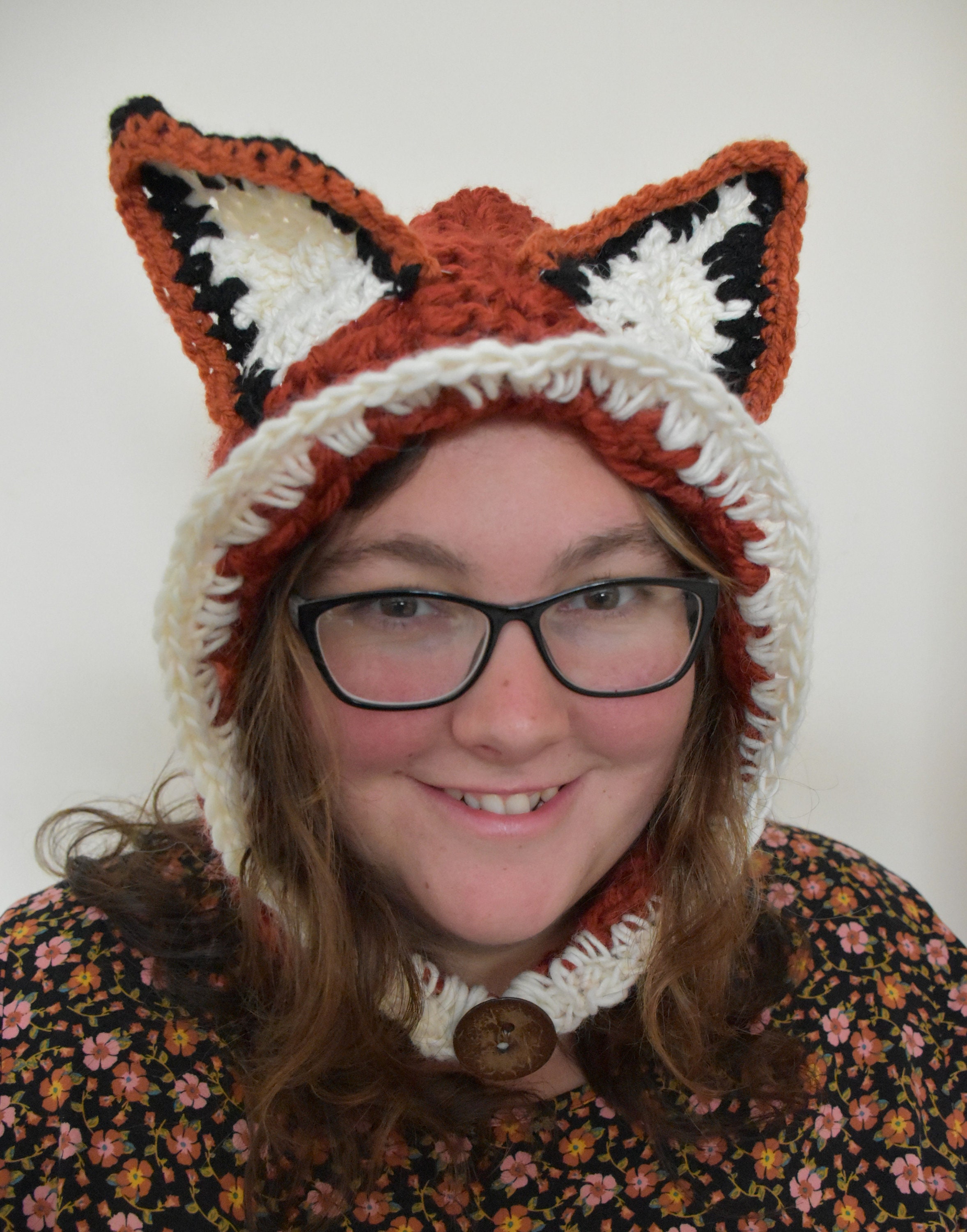 Fox Hood/ Hat/ Adults/gift Birthday /christmas/winter Hat/ READY TO ...