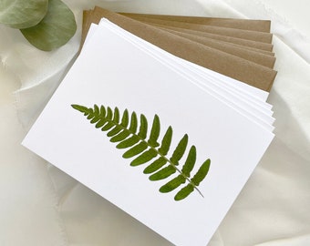 Fern Note Card - Etsy