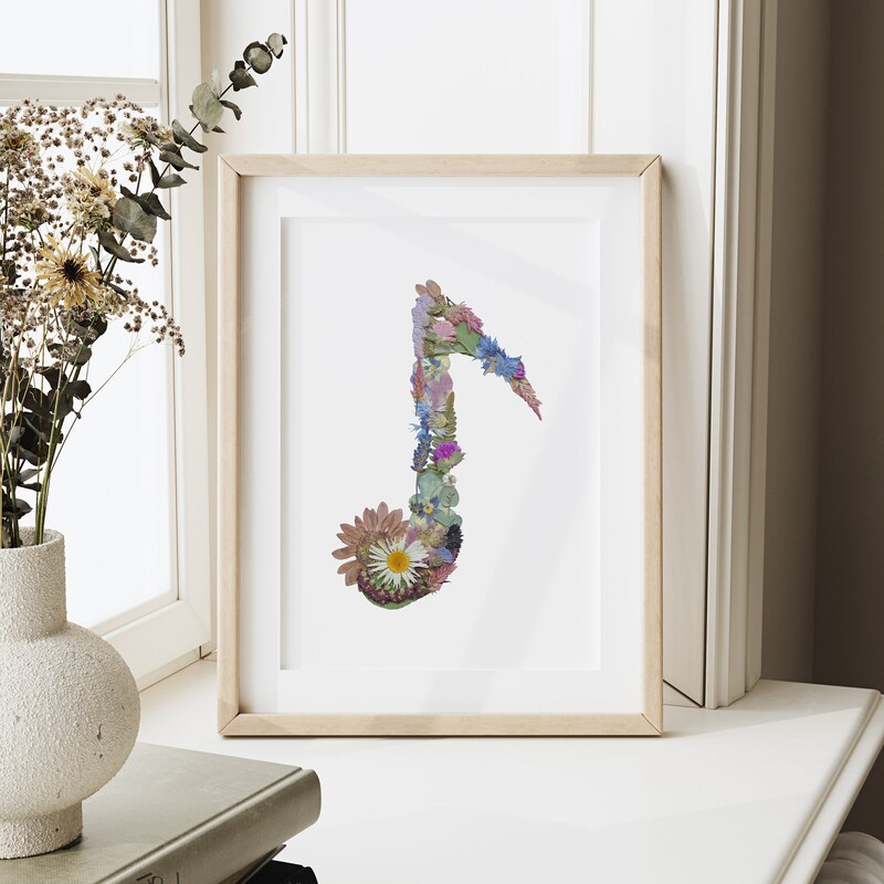 Music Note Flowers - Etsy