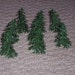 Mini Pine Trees,plastic, Set of 8,christmas Crafting,scenery for Model ...