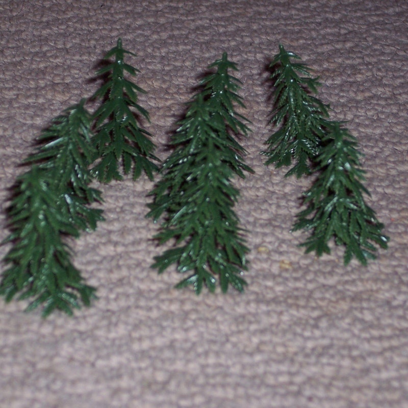 Miniature Plastic Tree - Etsy