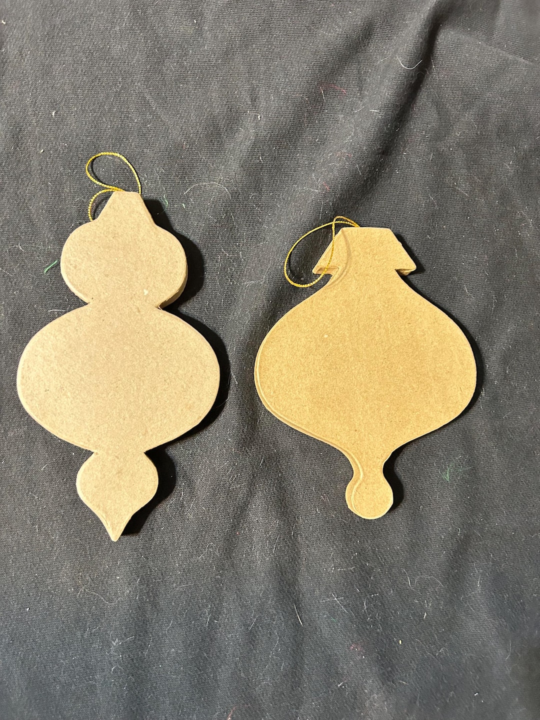 Paper Mache Ornaments Shapes, Two Styles,large, 6 1/8 Inch or 7 Inch ...