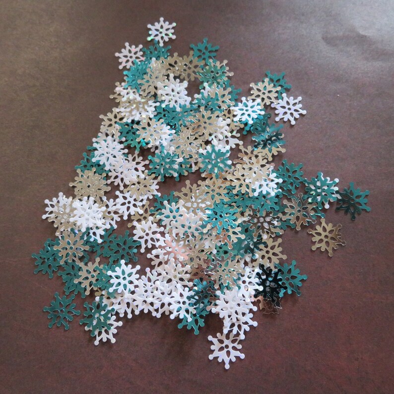 Snowflake Confettichristmaswinter Celebration | Etsy
