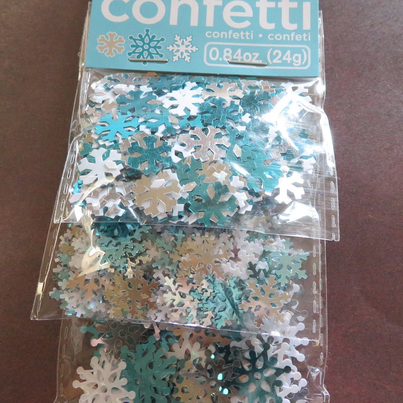 Snowflake Confetti - Etsy