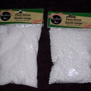 Styrofoam Snow Pebbles,tiny Snow Balls,ping Pong Snow,christmas Craft ...