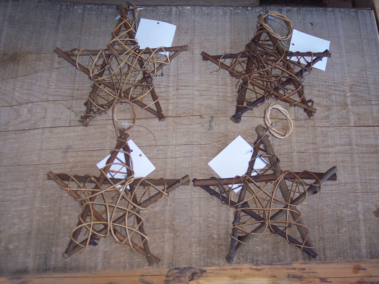 Grapevine Stars6 Inch Diameter5 Pointnatural - Etsy