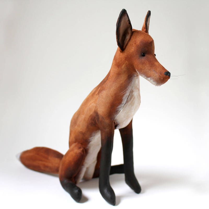 Sewn Red Fox - Etsy UK