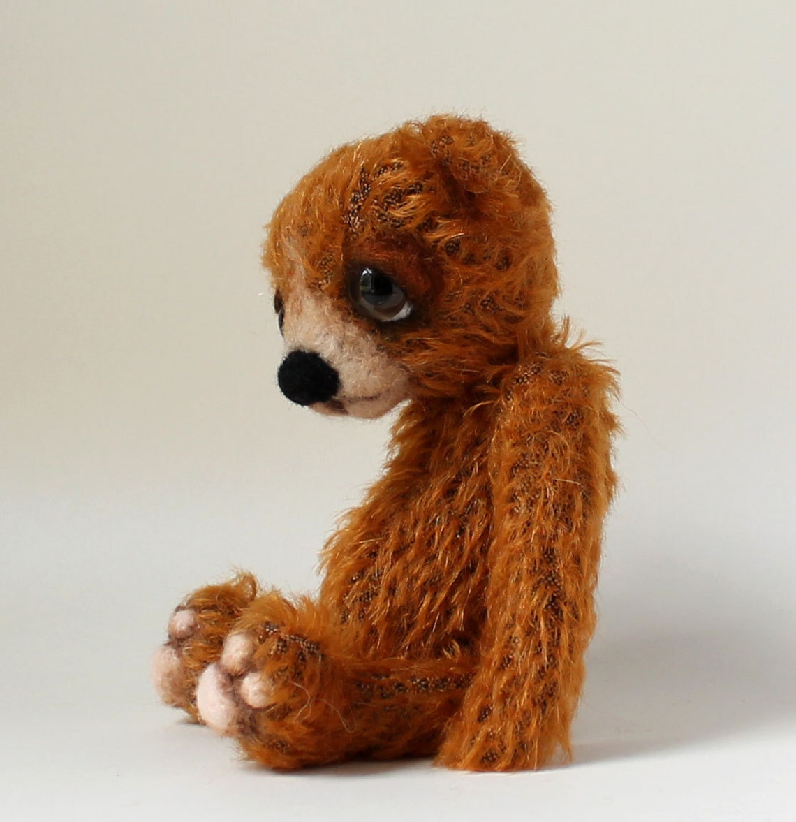 Mohair Character Bear - Pdf Sewing Pattern/ Needle Felting Tutorial - Etsy