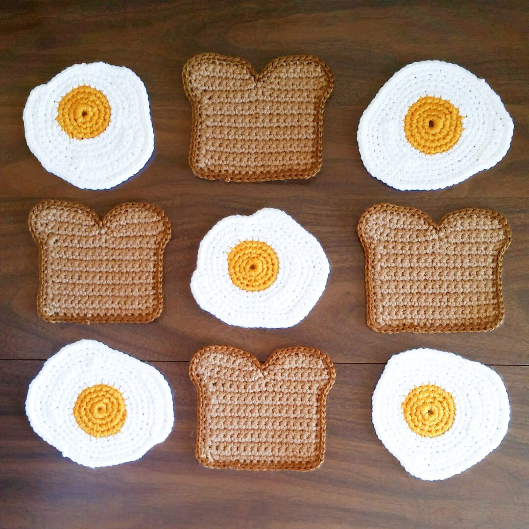 Additional Toast and Egg Coaster - Made to Order - Etsy