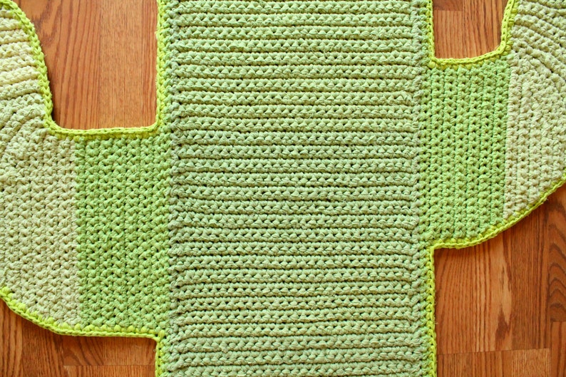 Handmade Cactus Rug - Ready to Ship - Etsy