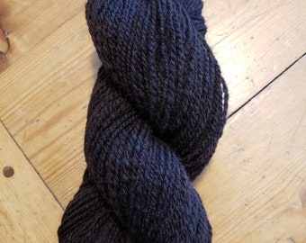 Black Welsh Mountain Yarn | Etsy