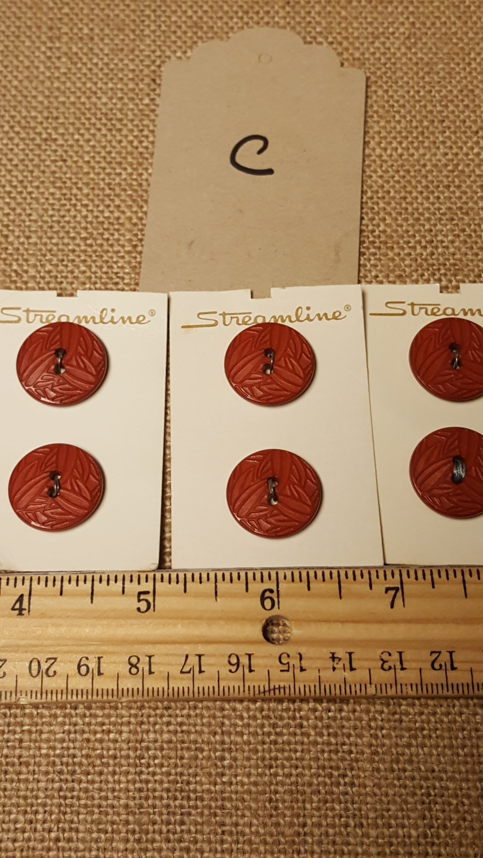 Red Vintage Plastic Button Assortment Including Bakelite | Etsy