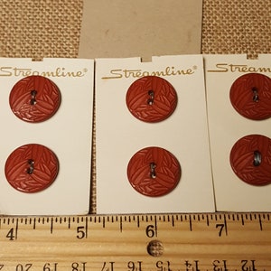 Red Vintage Plastic Button Assortment Including Bakelite - Etsy