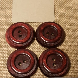 Red Vintage Plastic Button Assortment Including Bakelite - Etsy