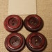 Red Vintage Plastic Button Assortment Including Bakelite - Etsy