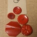Red Vintage Plastic Button Assortment Including Bakelite - Etsy