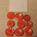 Red Vintage Plastic Button Assortment Including Bakelite - Etsy